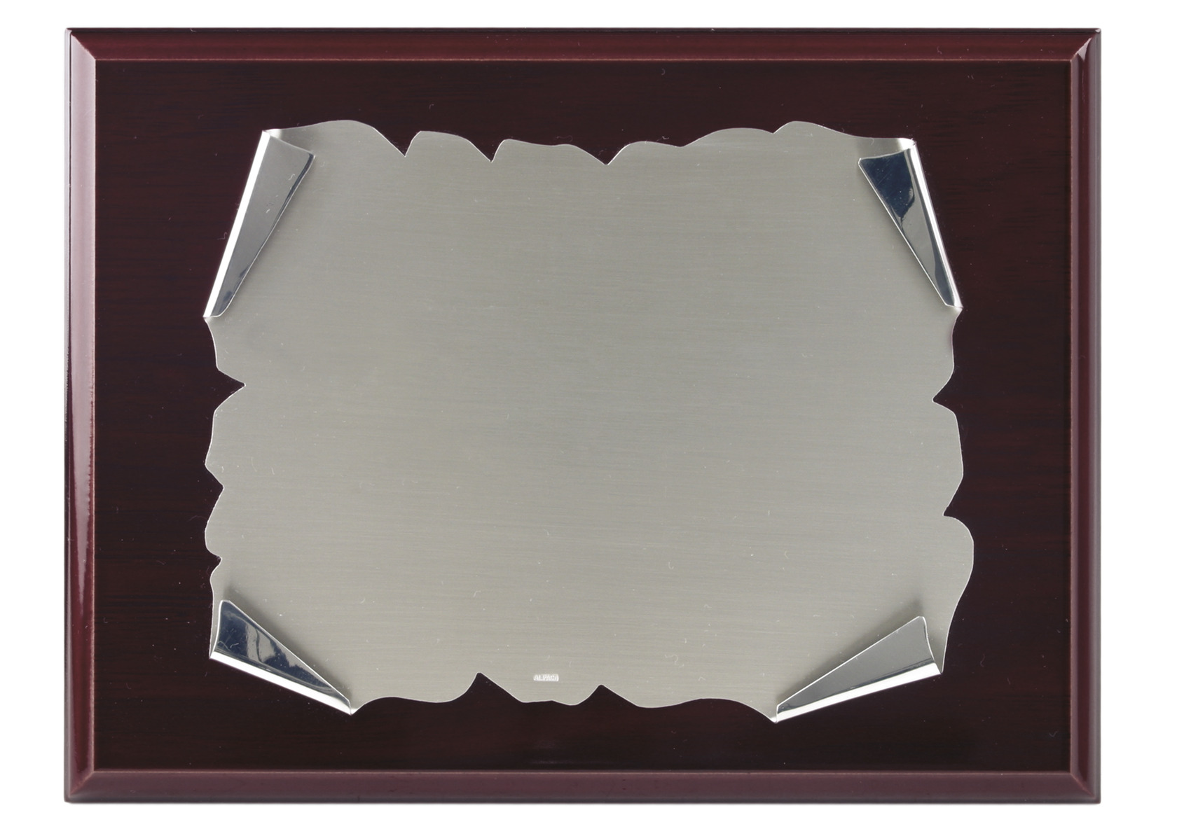 Plaque hommage alpaga parchemin