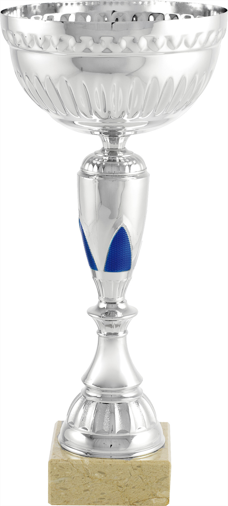 Copa balón azul labrada