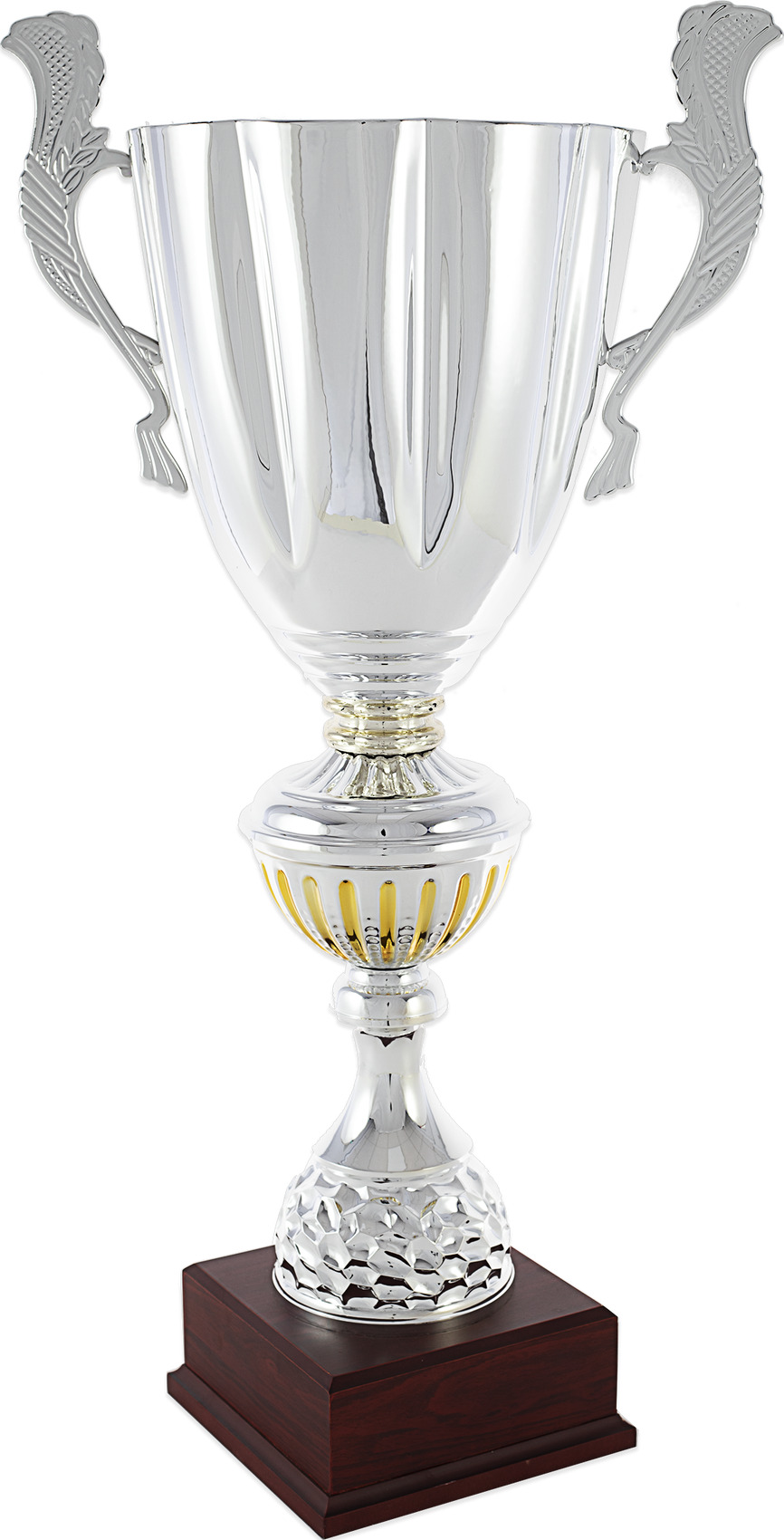 Copa cáliz bicolor plata-dorado