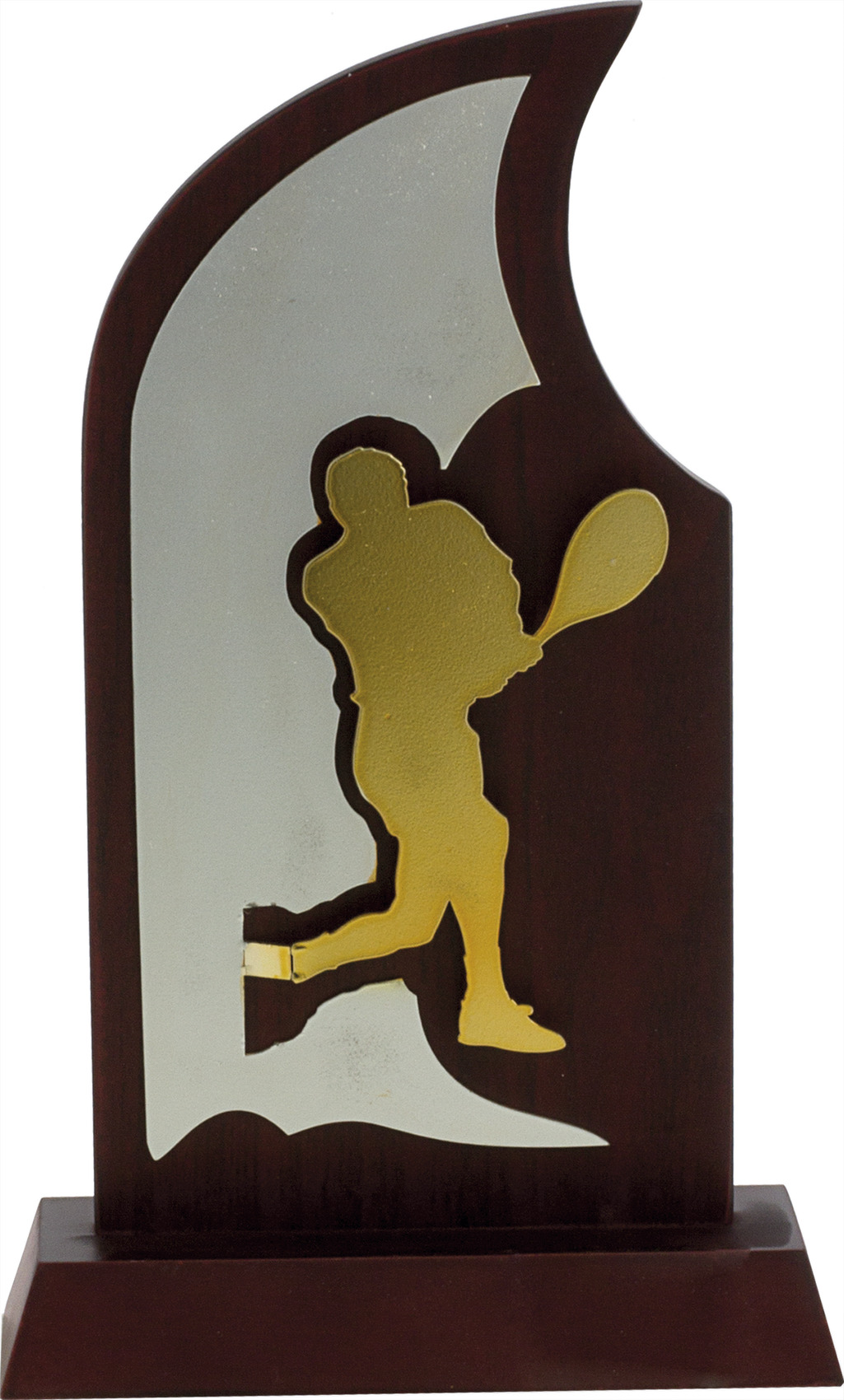 Trofeo en madera para tenis