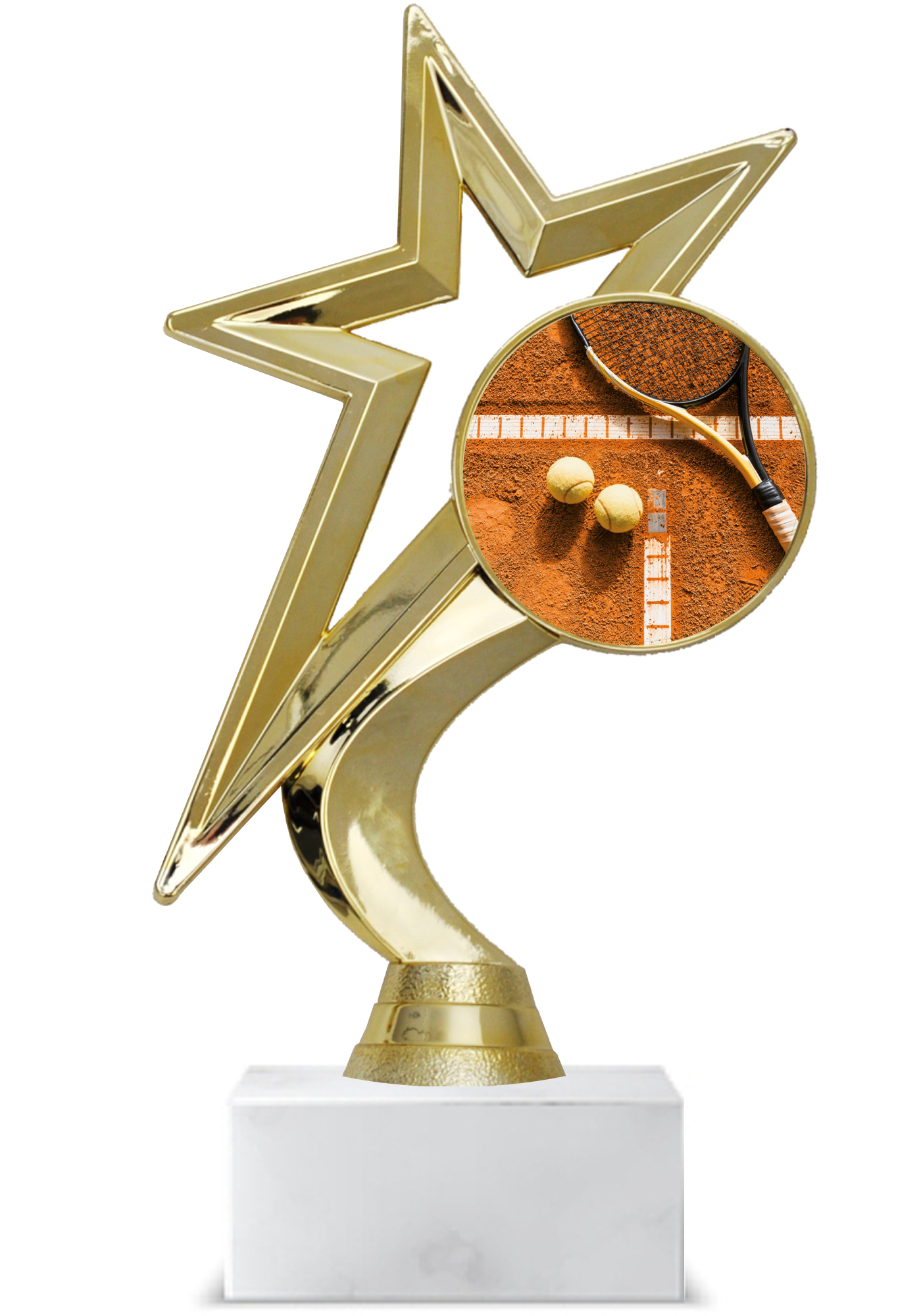 Trofeo estrella de tenis