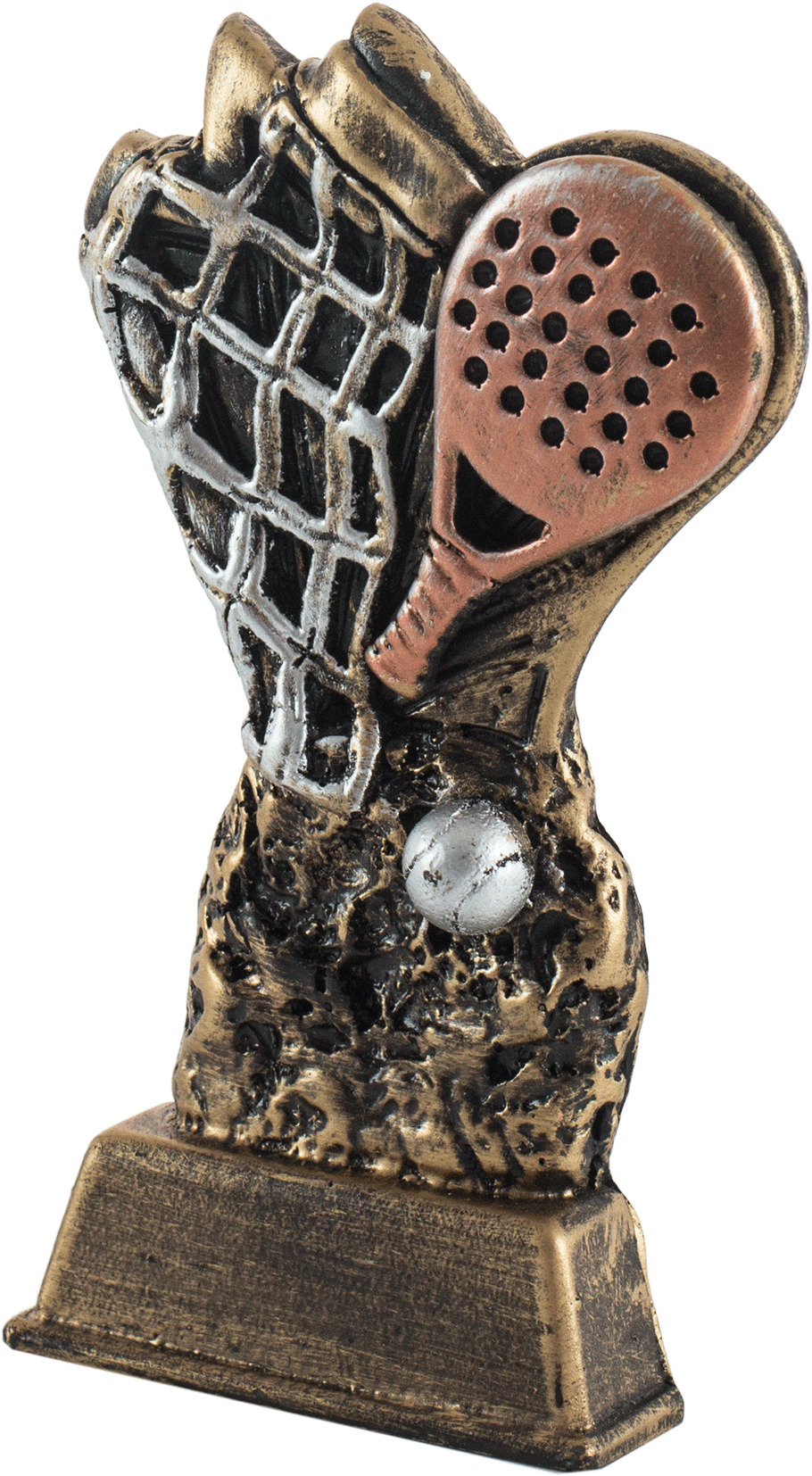 Padel resin trophy