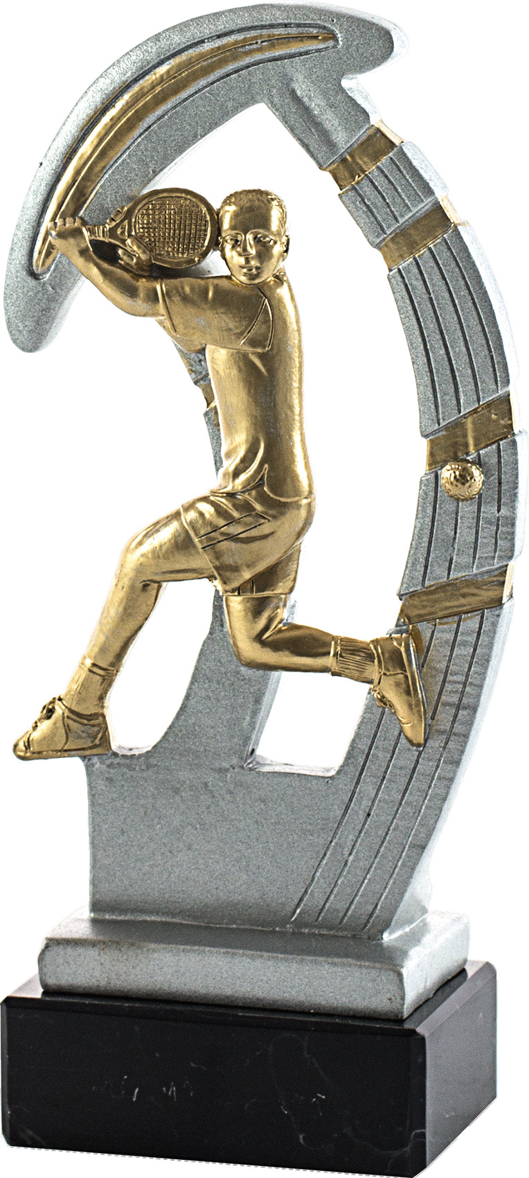 Troféu de resina esportiva de Padel