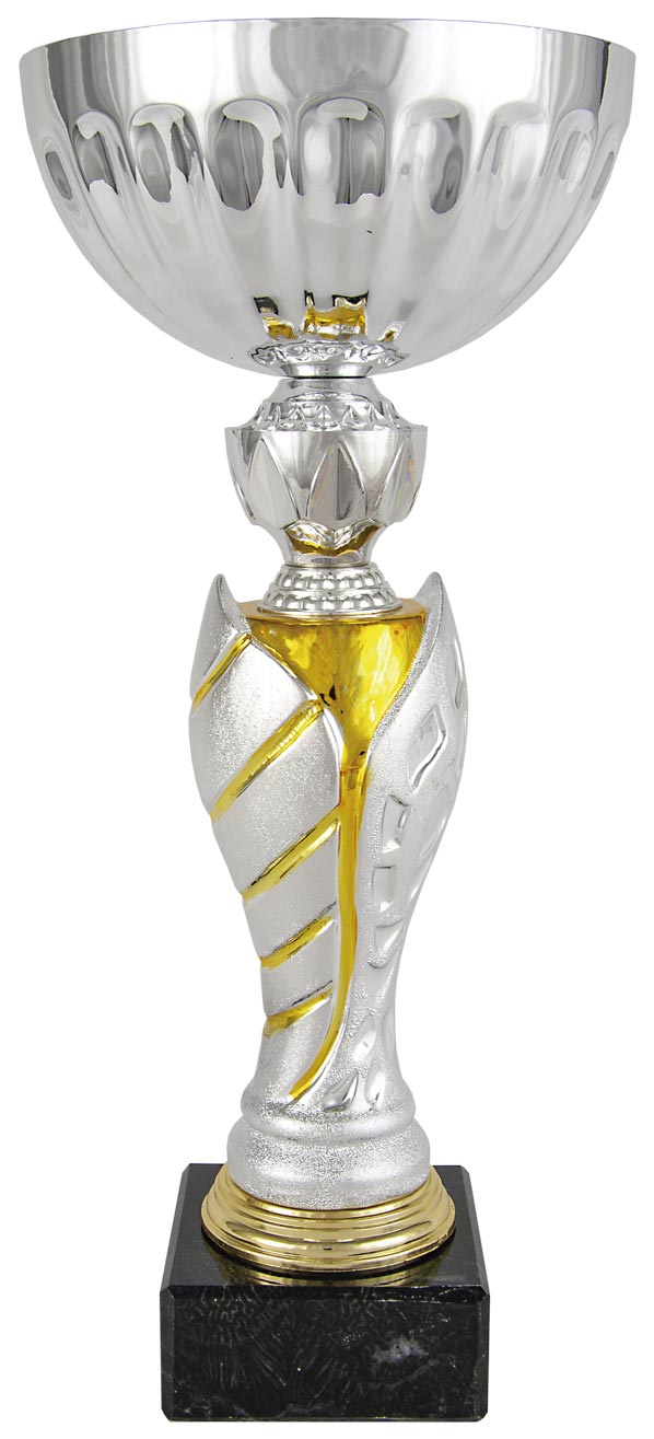 Troféu de copo de flor bicolor