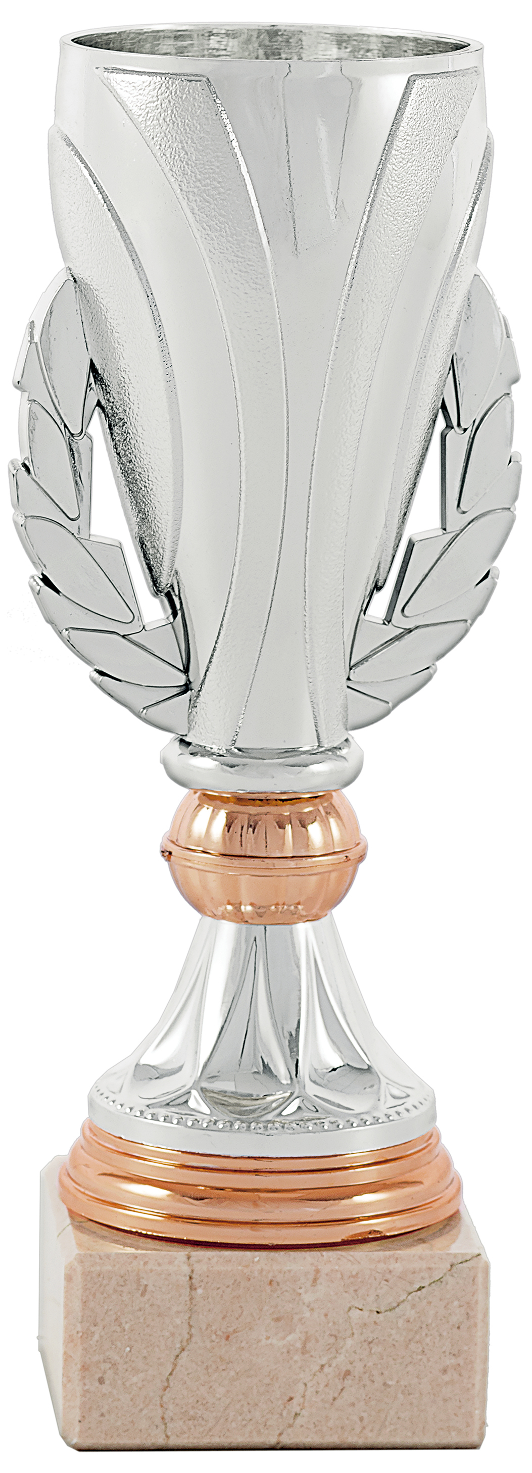 Double trophy laurel wreath