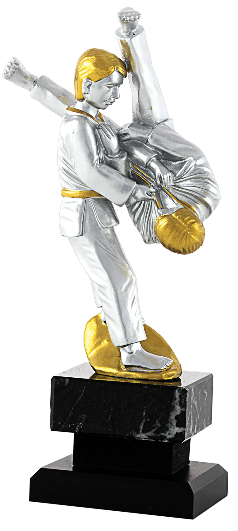 Figura de prata e ouro Judo